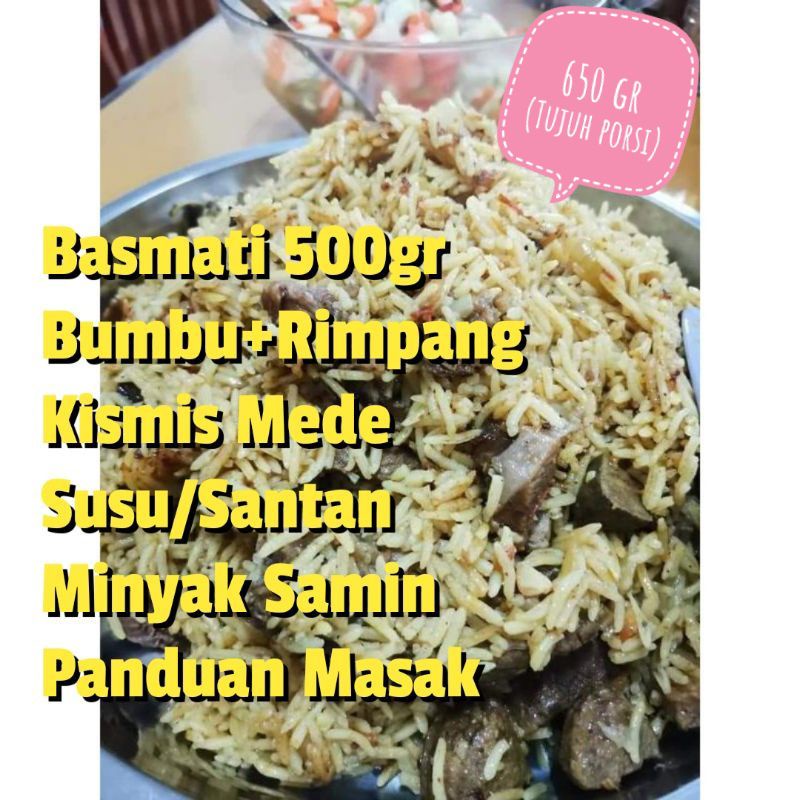 Jual Nasi Rempah Kebuli Biryani Mandhi Bukhori Kabsah Sultan | Shopee ...