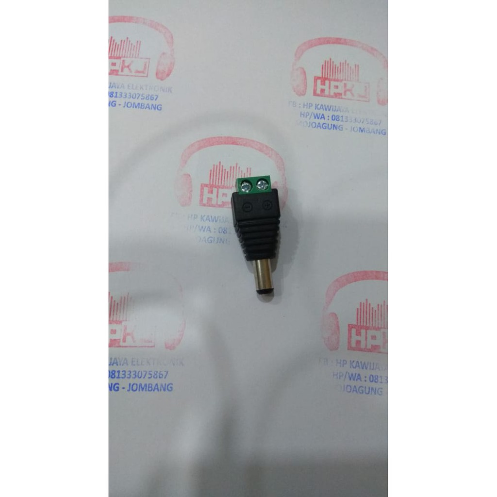 Jual Jack DC Male Connector Konektor Hijau jek dc hijau | Shopee Indonesia