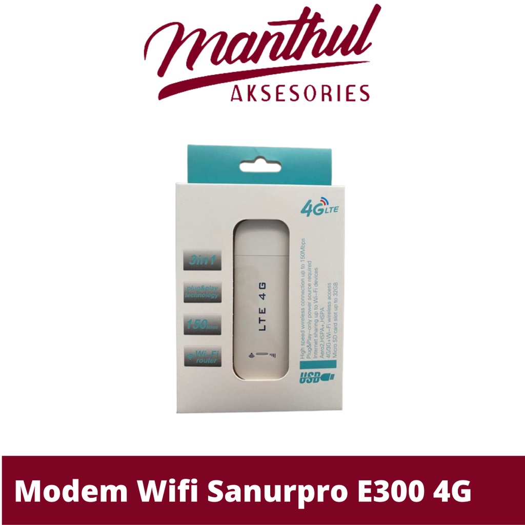 Jual Modem Wifi Sanurpro E300 4G | Shopee Indonesia