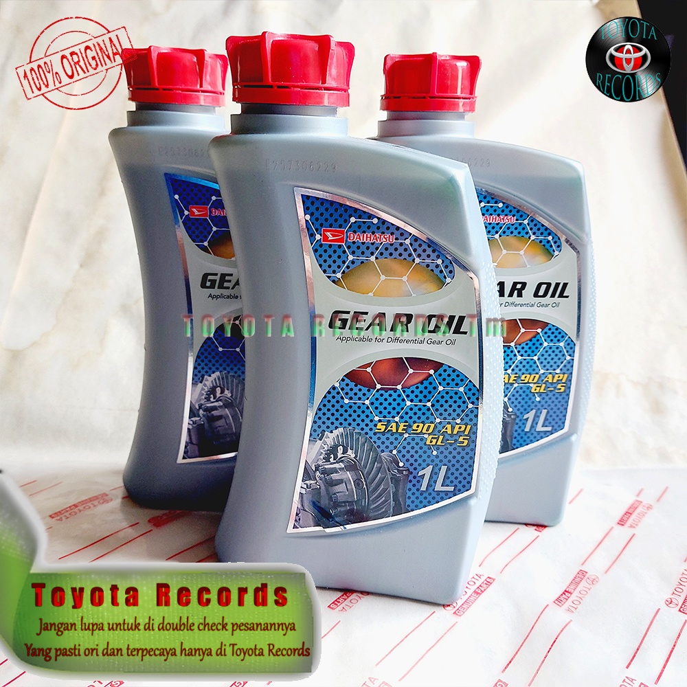 Jual Oli Daihatsu Gardan SAE 90 API GL5 Defferential Gear Original ...
