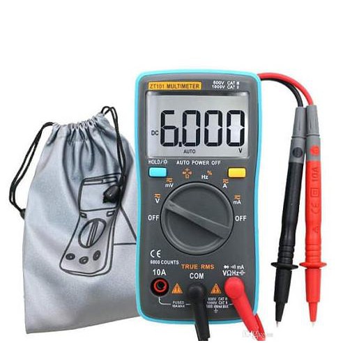 Jual Zt101 Auto-Ranging Digital Multimeter Voltmeter Ammeter Zotex ...