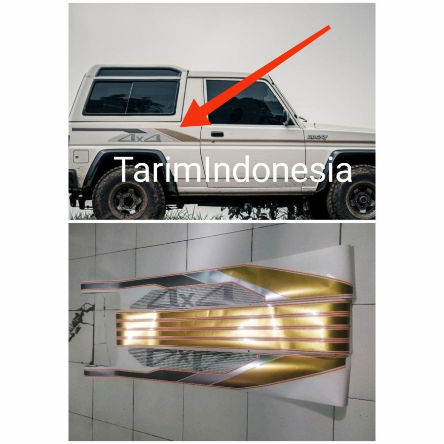 Jual sticker stiker striping Lis body Taft GT | Shopee Indonesia