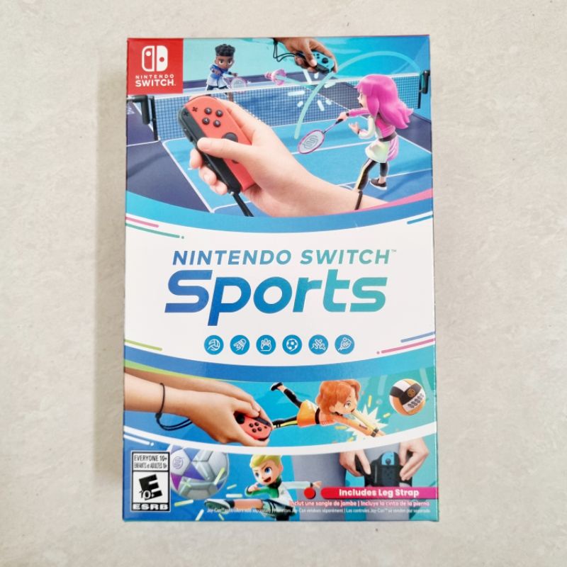 Jual Nintendo Switch Sports Sport Kaset Bonus Leg Strap Official Game ...