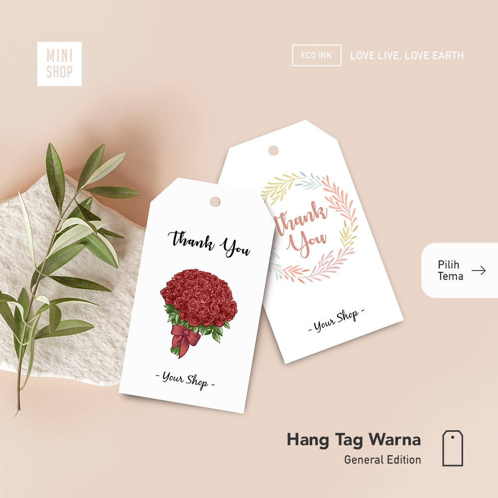 Jual Hang / souvenir tag edisi warna ( murah / wedding / label ...