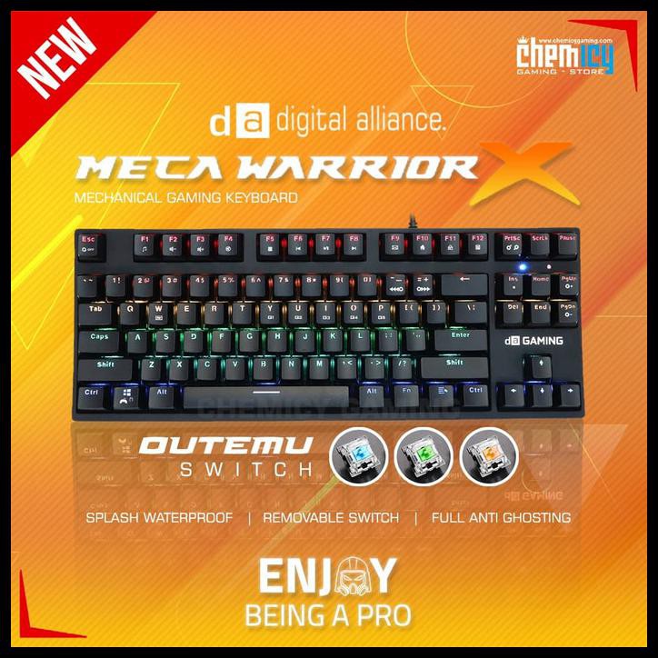 Jual Digital Alliance Meca Warrior X Rgb Tkl Mechanical Gaming Keyboard ...