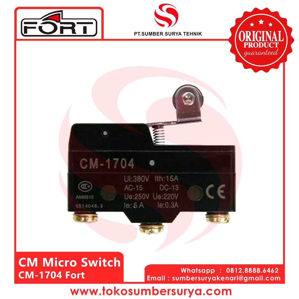 Jual CM Micro Switch CM-1704 / CM1704 Fort | Shopee Indonesia