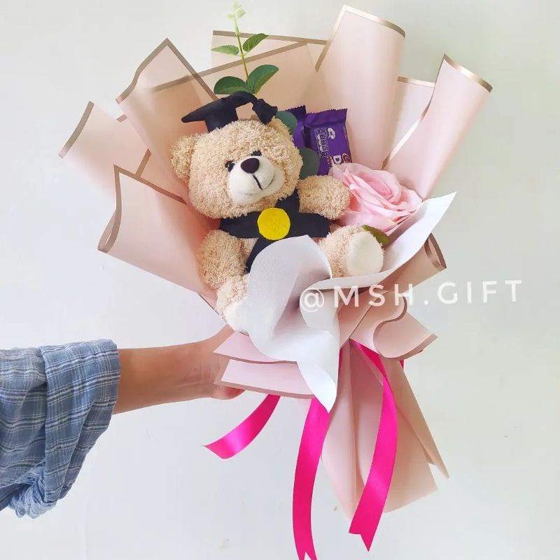 Jual BUCKET BONEKA BERUANG WISUDA || BUCKET WISUDA || BUCKET BONEKA ...