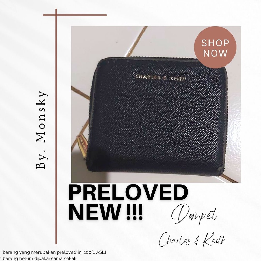 Jual Dompet Charles & Keith ORIGINAL Preloved | Shopee Indonesia