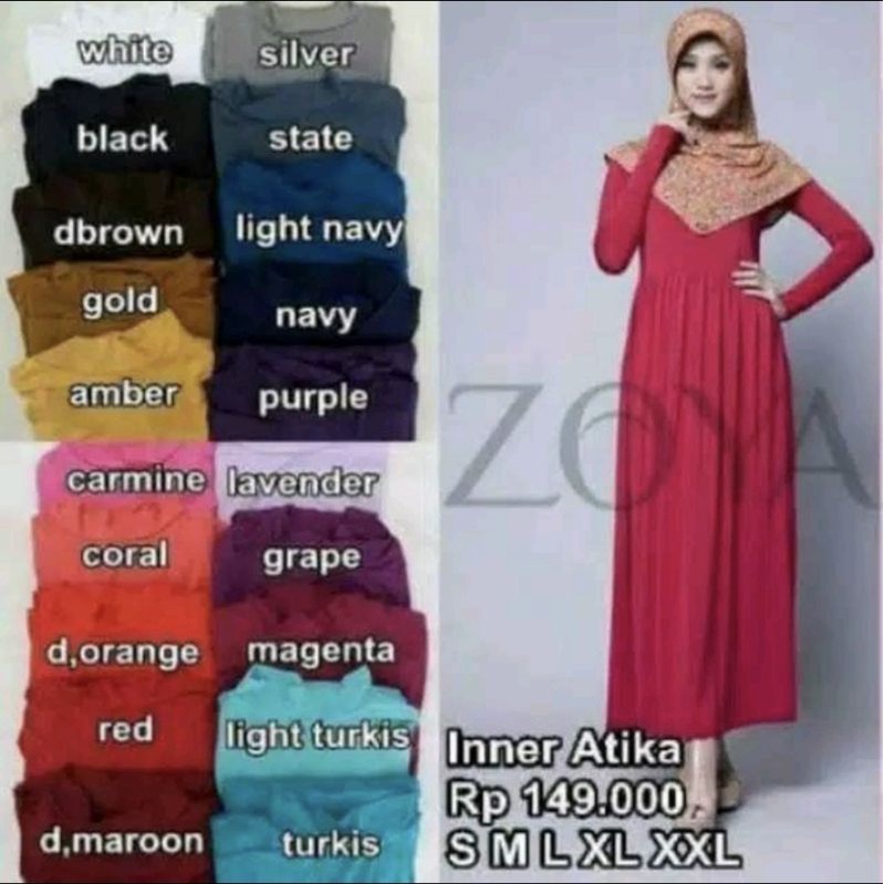 Jual ZOYA Inner Atika Inner Ardicia inner ummi Inner Ardicia Geometric ...