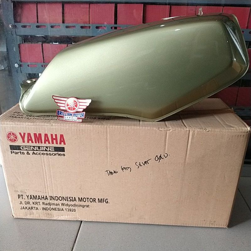 Jual Tanki RX king Silver gold Original Yamaha 29N-F4110-00-P4 | Shopee ...