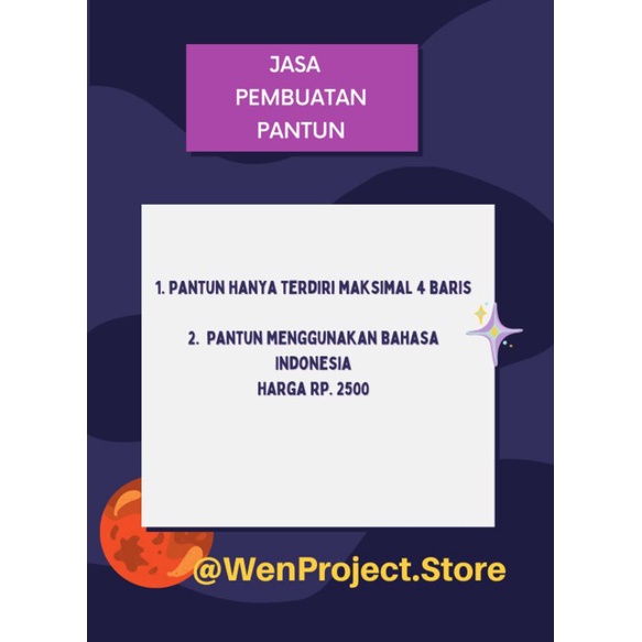 Jual Jasa Pembuatan Pantun | Shopee Indonesia