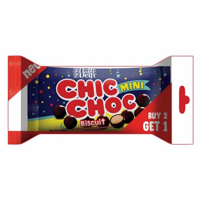 Jual Delfi Chic Choc Biscuit Chocolate Mini isi 3pck | Shopee Indonesia