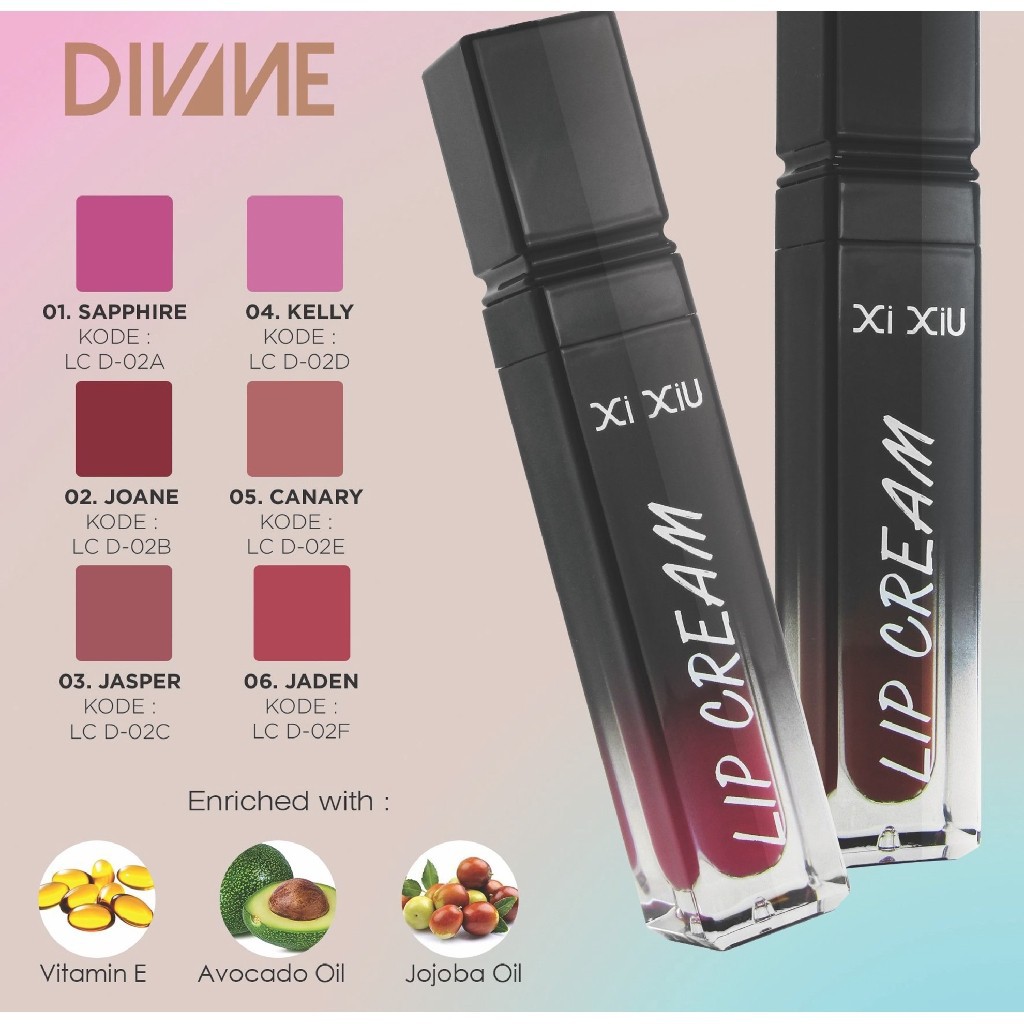 Jual Xi Xiu Lipcream Divine Light Pigmented Matte Xixiu Lip Cream ...