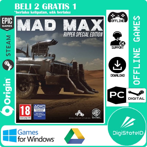 Jual Mad Max Ripper Special Edition - Game PC | Shopee Indonesia