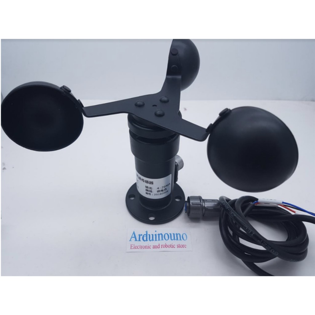 Jual Sensor Kecepatan Angin (Anemometer) 4-20mA/360 Degree Wind Speed ...