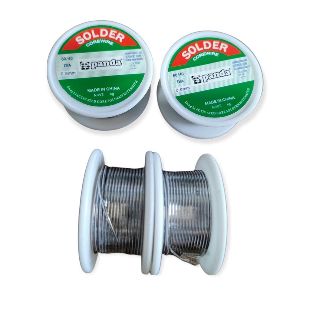 Jual TIMAH SOLDER 0,8mm FULL 280cm PANDA TIMAH SOLDER CORE WIRE ...