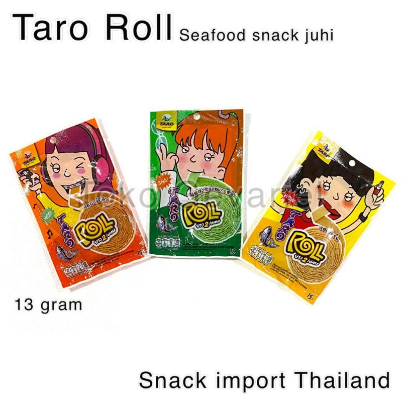 Jual Taro seafood snack roll Juhi 13 gr | Shopee Indonesia