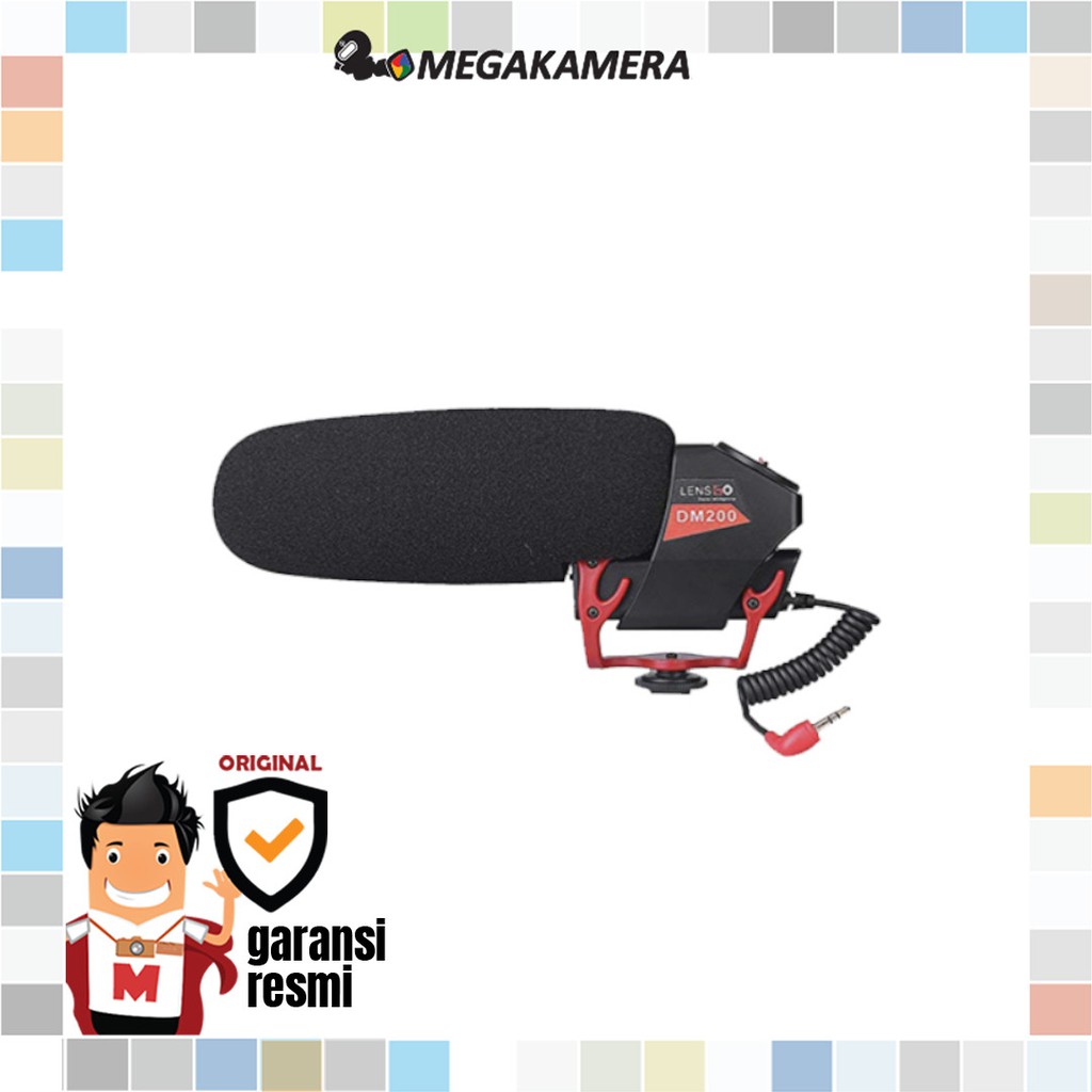 Jual LENS GO LY-DM200 Shotgun Stereo Microphone On Camera | Shopee ...