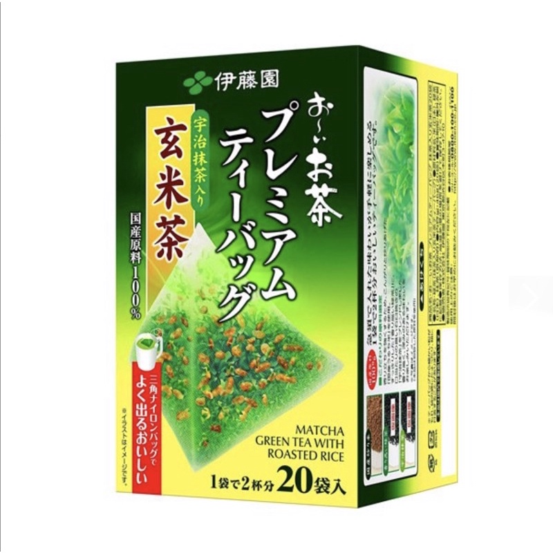Jual ITO EN MATCHA GREEN TEA WITH ROASTED RICE ORIGINAL JAPAN (20 ...