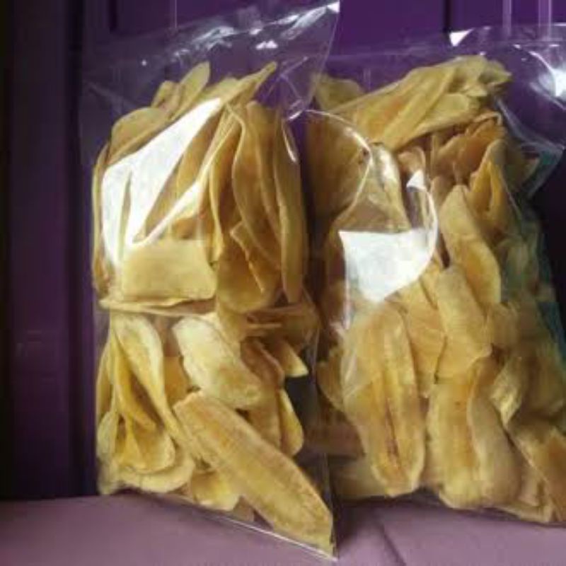 Jual 500 GRAM KERIPIK PISANG KEPOK GURIH MAKANAN CEMILAN RENYAH SNACK ...