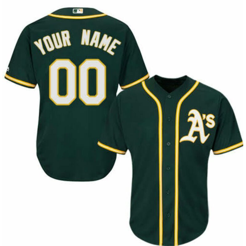 Jual jersey baseball athletics bebas custom | Shopee Indonesia