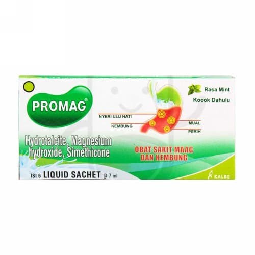 Jual PROMAG LIQUID SACHET 7 ML ISI 6 SACHET | Shopee Indonesia