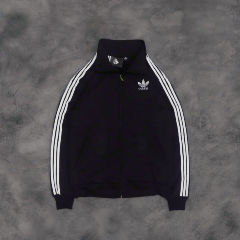 Jual Tracktop Adidas Hitam Premium Full Tag | Shopee Indonesia