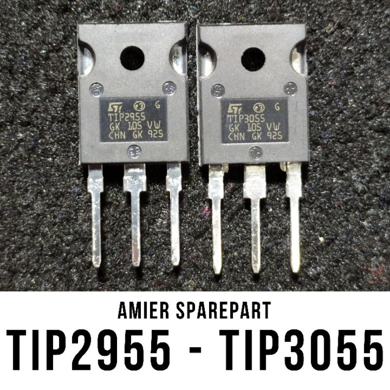 Jual Transistor TIP2955 TIP3055 satu set TIP 2955 TIP 3055 | Shopee ...