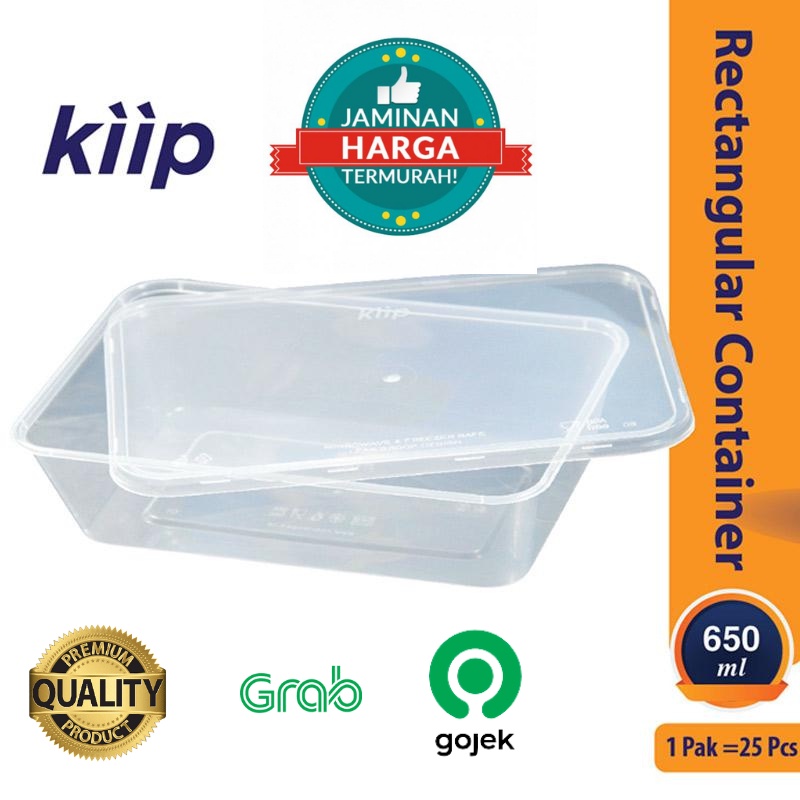 Jual Thinwall 650ml Rec Persegi Panjang Food Container | Al Barakah ...