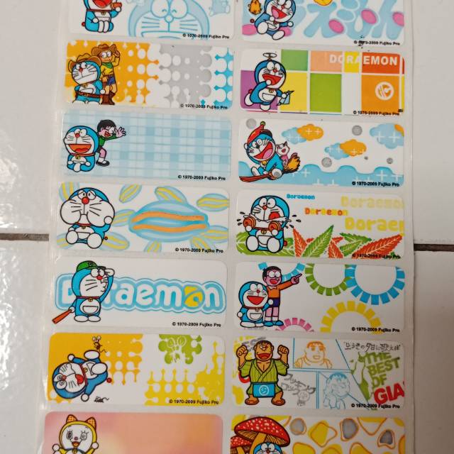 Jual Stiker Label Nama Waterproof Doraemon | Shopee Indonesia
