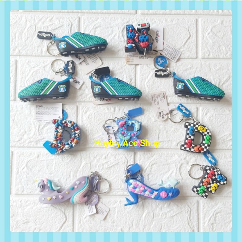 Jual SMIGGLE 3D Alphabet Keyring / Key Chain / Gantungan Kunci 3D ...