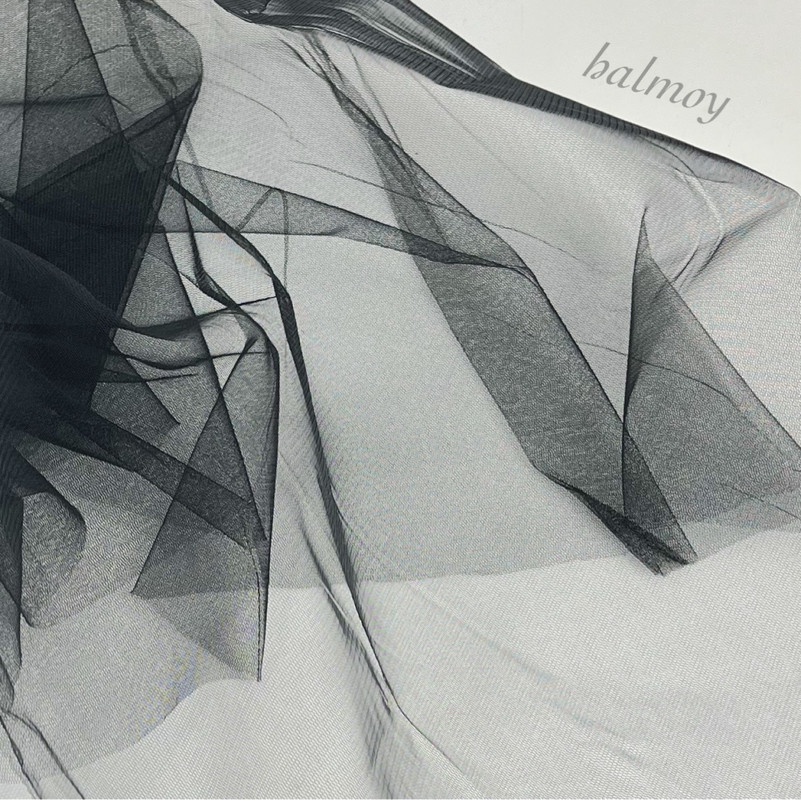 Jual KAIN TILE TULE TULLE HALUS 100 CM X 125 CM HITAM KTS29 | Shopee ...