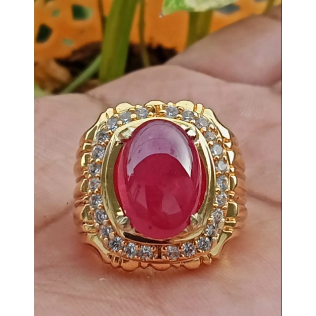 Jual Cincin Batu ruby Madagaskar Original (High Quality) | Shopee Indonesia