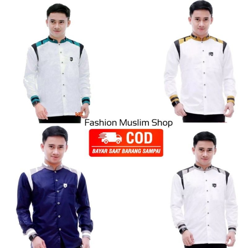 Jual Baju Koko Kombinasi Pria Azzahir Model Tanduk Rusa Hilwa Koko ...