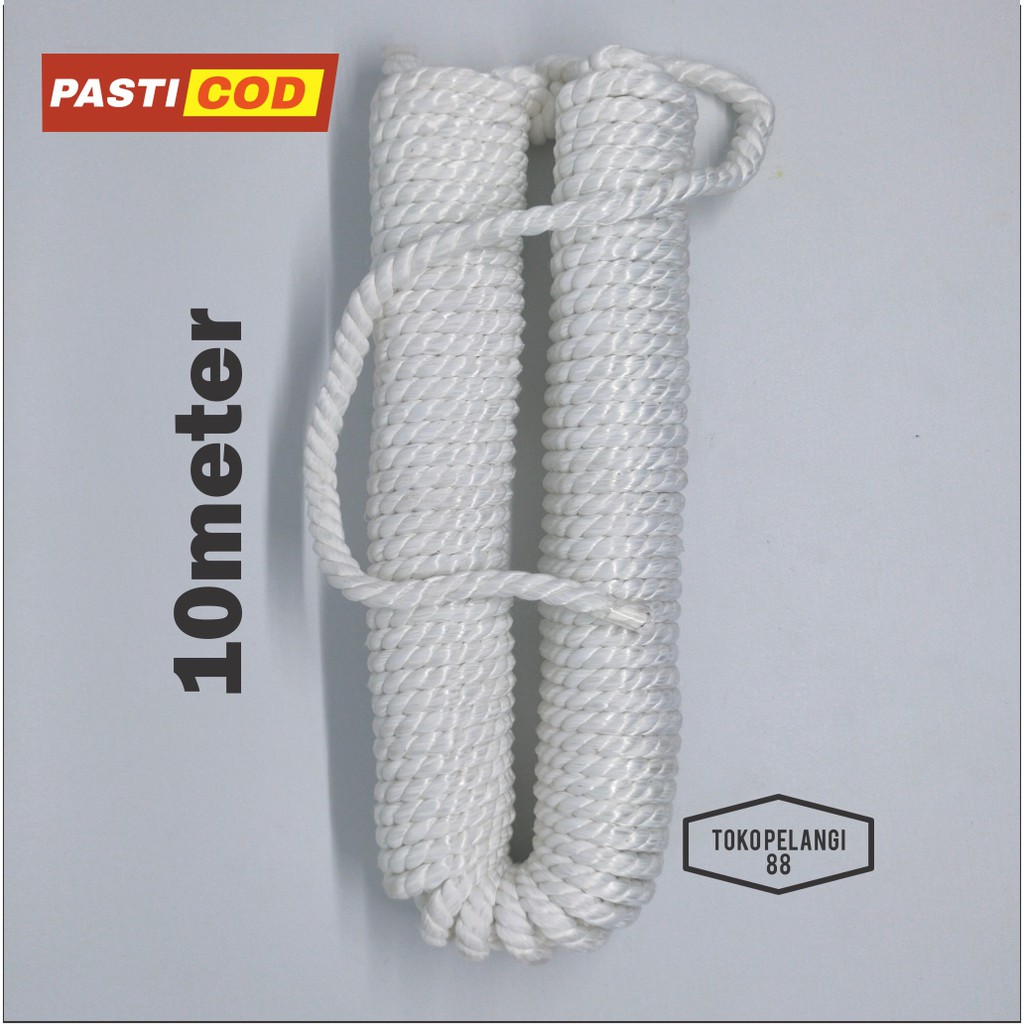 Jual Tali Rami Pramuka Panjang 10meter Murah | Tali Nilon kwalitas ...