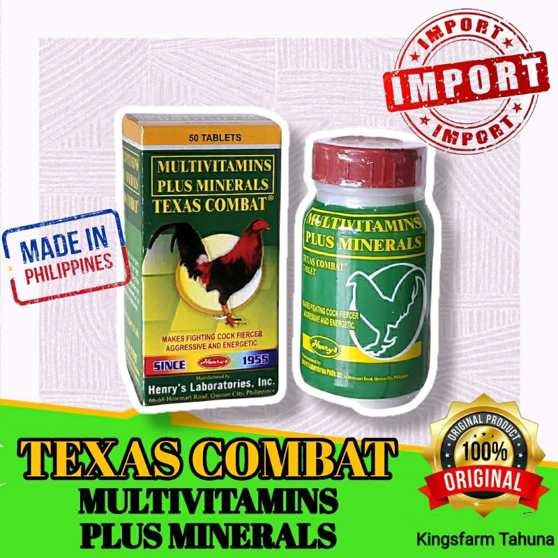 Jual Texas Combat- Multivitamin Plus Mineral | Shopee Indonesia