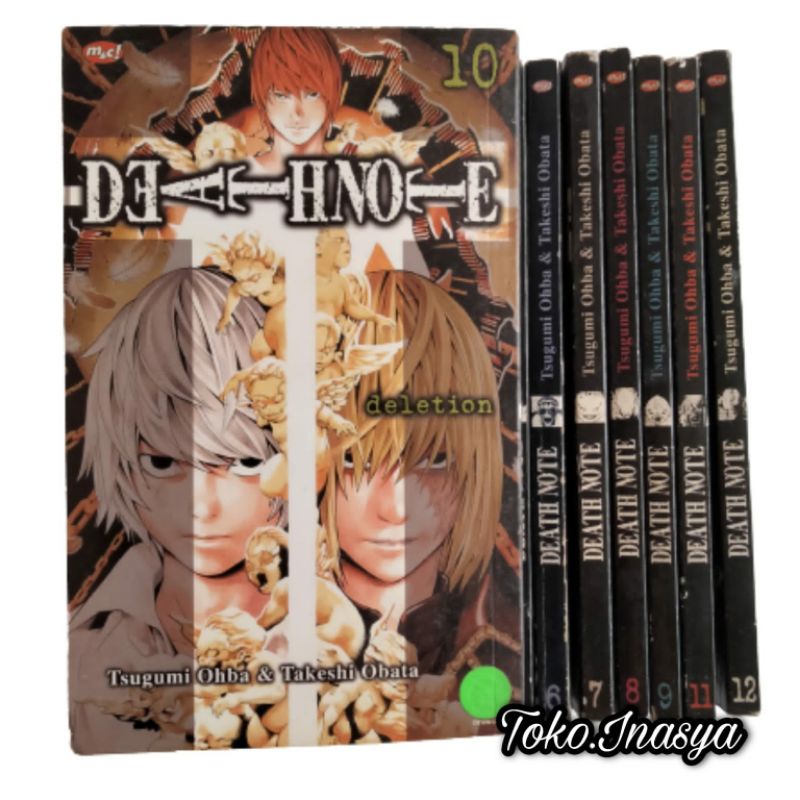 Jual MANGA / KOMIK DEATH NOTE (BY TSUGUMI OHBA) FULLSET LENGKAP VOL 1-12 TAMAT / ORIGINAL ...