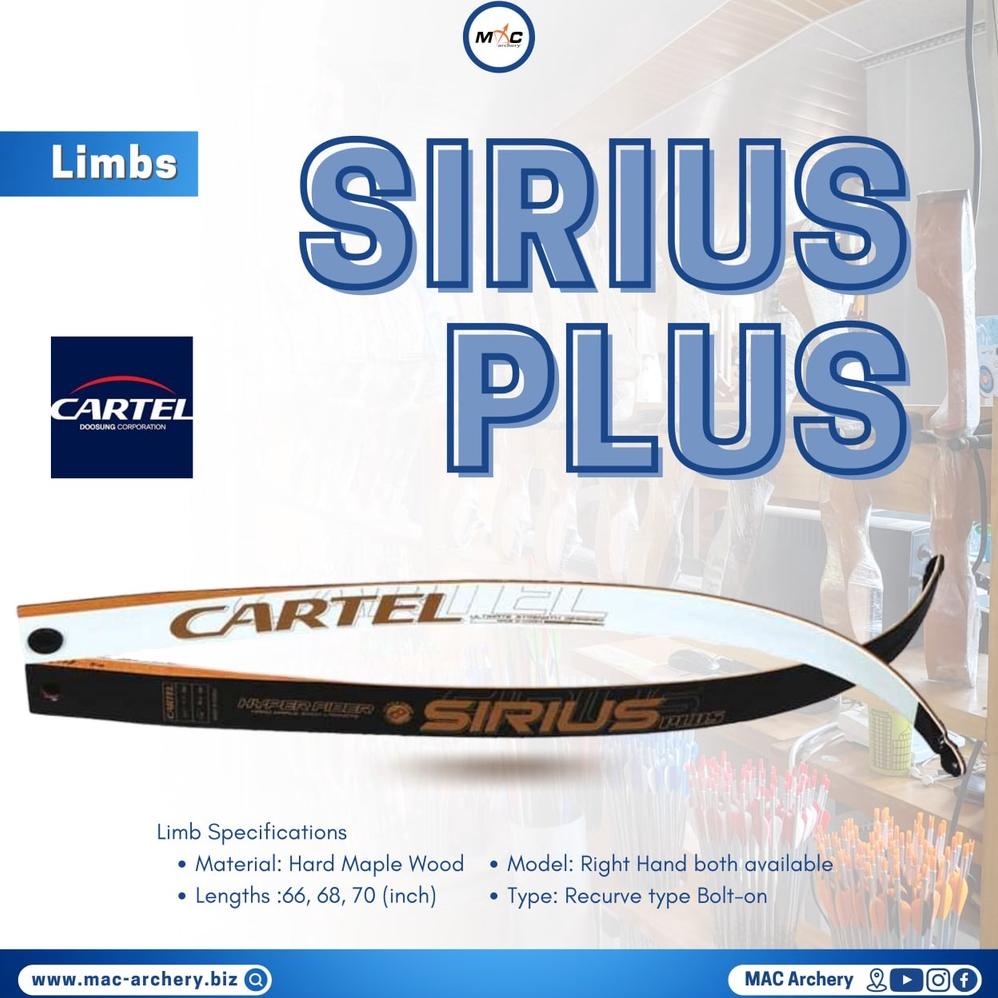 Jual Cartel Sirius Plus Wooden Limbs / Limb Busur Panahan | Shopee ...