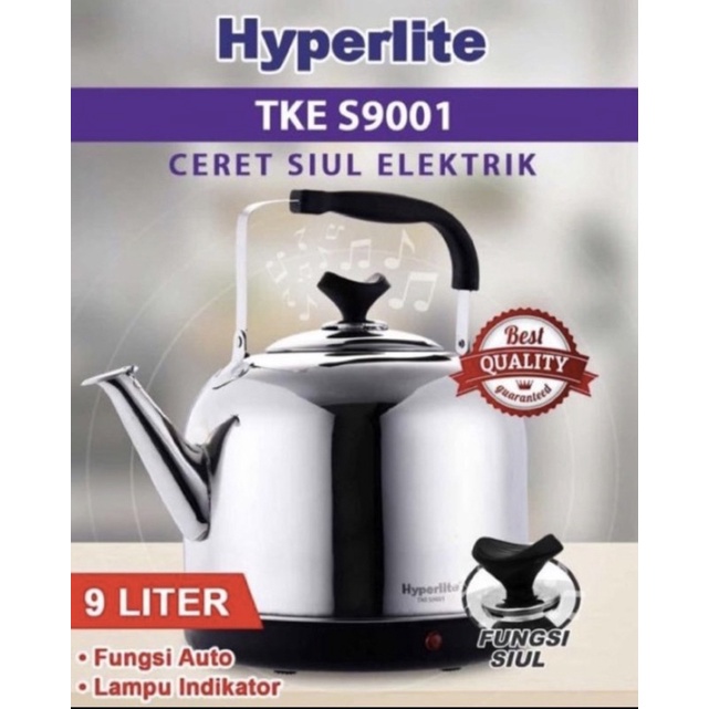Jual ARASHI HYPERLITE CERET SIUL ELEKTRIK TKE S9001 9 LITER / CERET ...