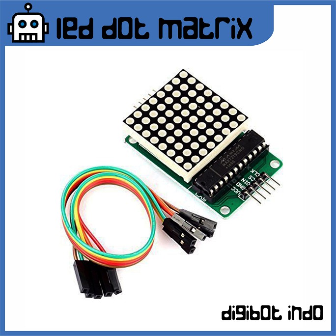 Jual MAX7219 Single LED Dot Matrix Module - MAX | Shopee Indonesia