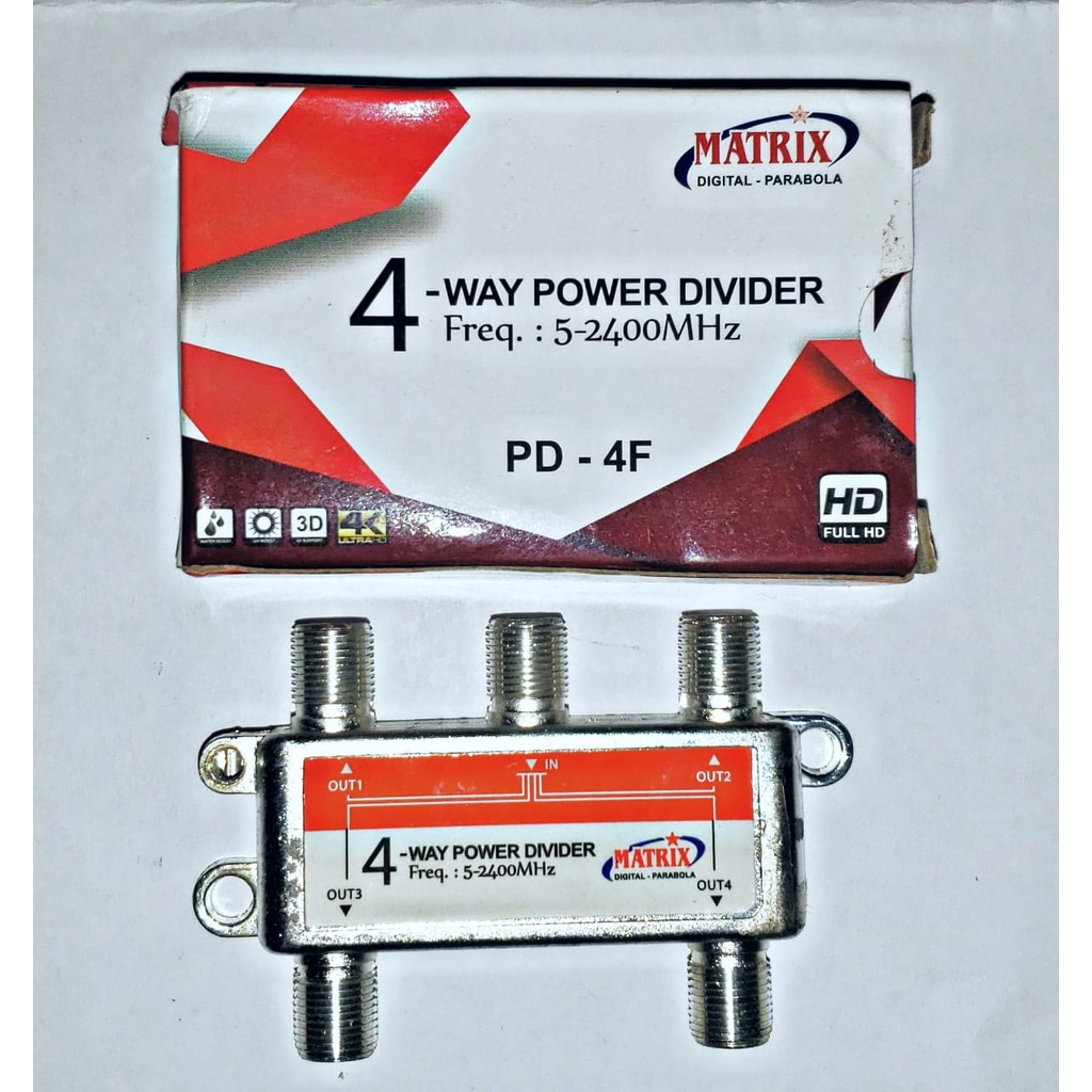 Jual Power Divider Matrix 4 Way | Shopee Indonesia