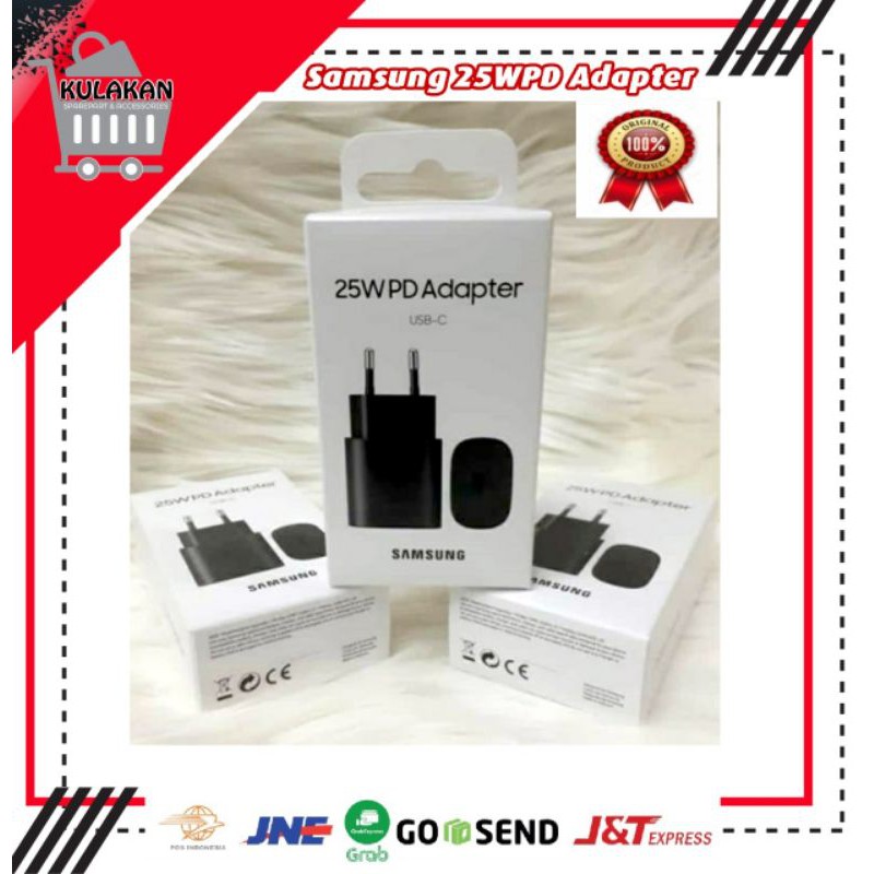 Jual SAMSUNG TRAVEL ADAPTER 25W PD ADAPTER USB-C ORIGINAL-HITAM ...