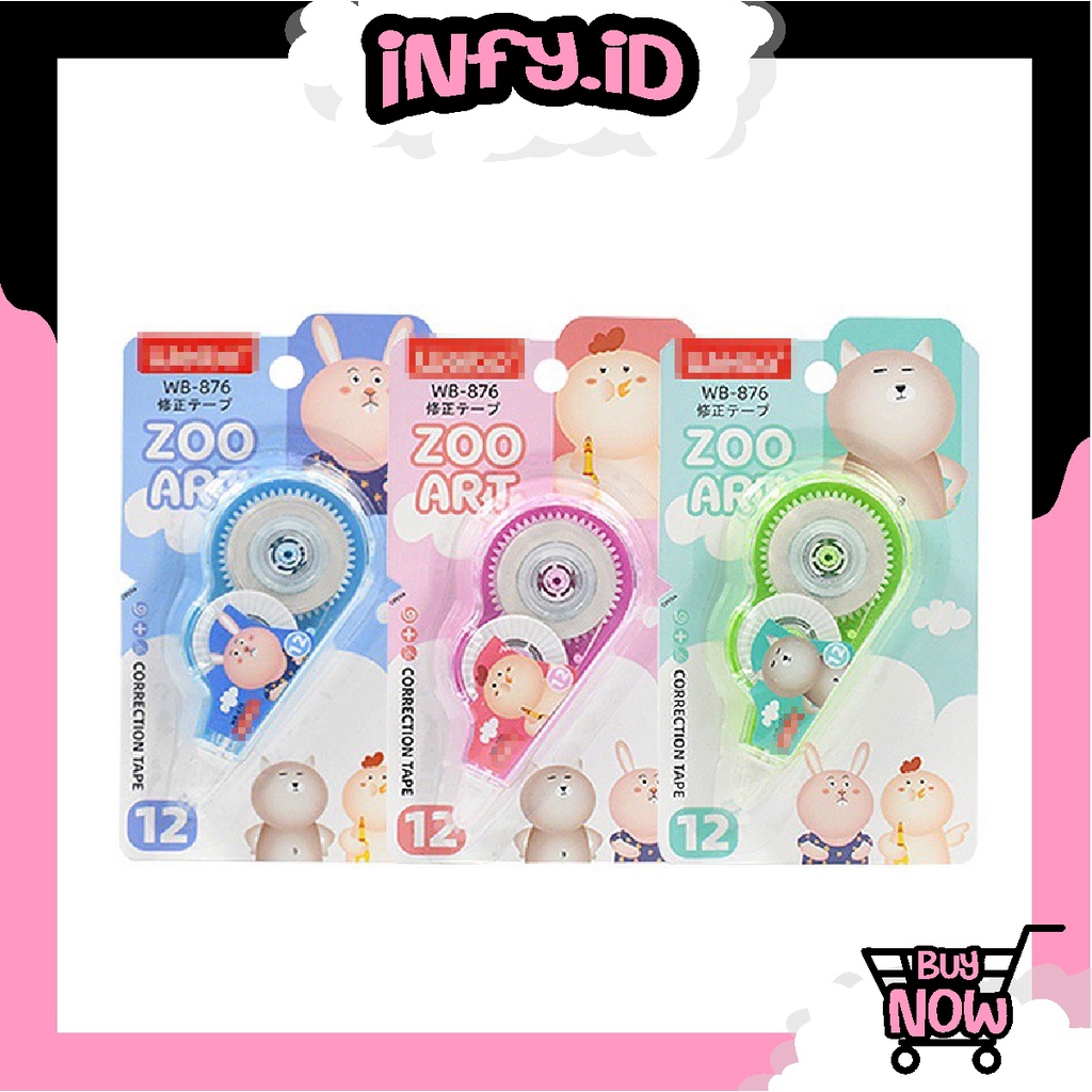 Jual INFY - S002 Correction Tape Students Stationary School Supplies ...