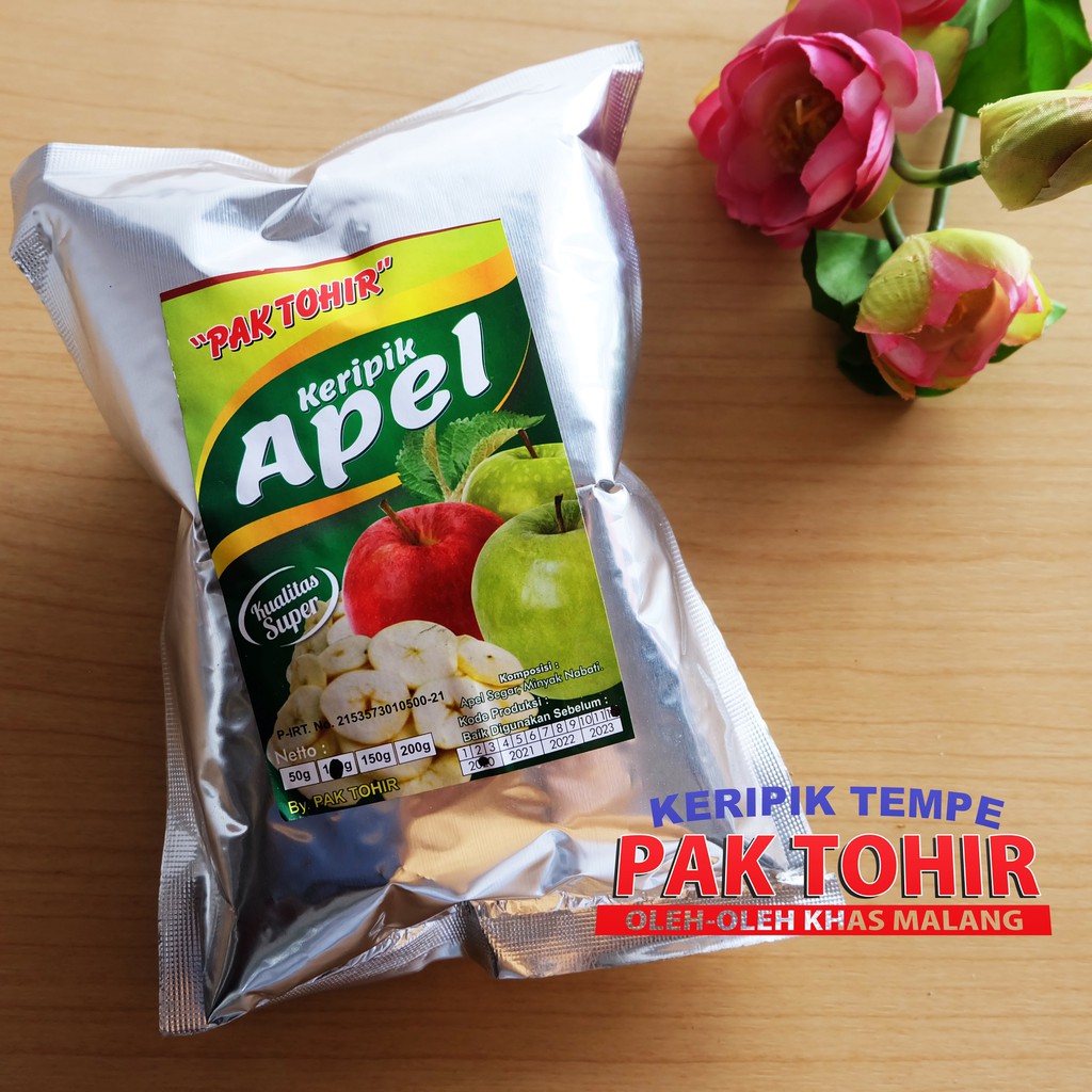 Jual Keripik apel Pak Tohir SUPER 100gr oleh - oleh khas Malang ...