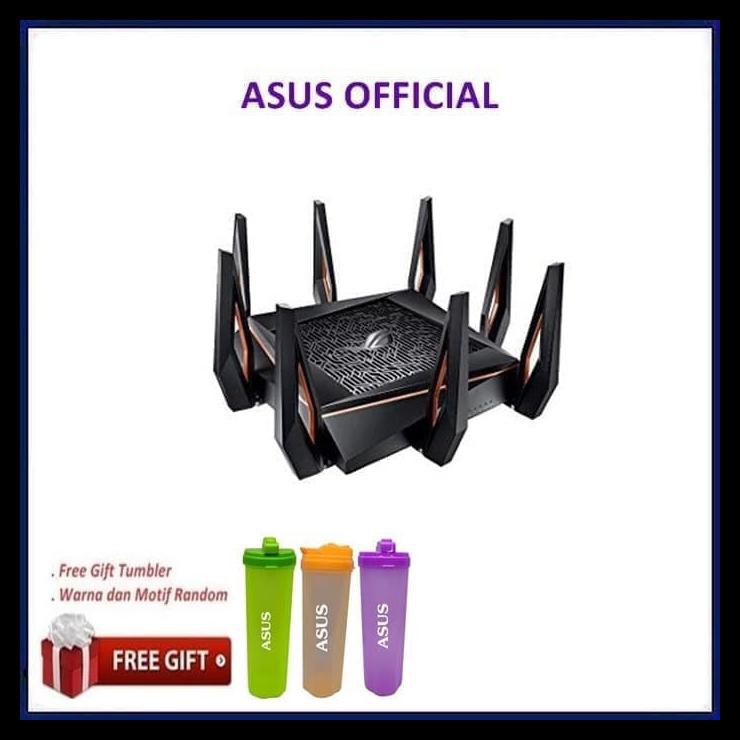 Jual Asus Rog Rapture Gt Ax11000 Tri Band Gaming Wifi 6 Router Gt Ax11000 Black Shopee Indonesia