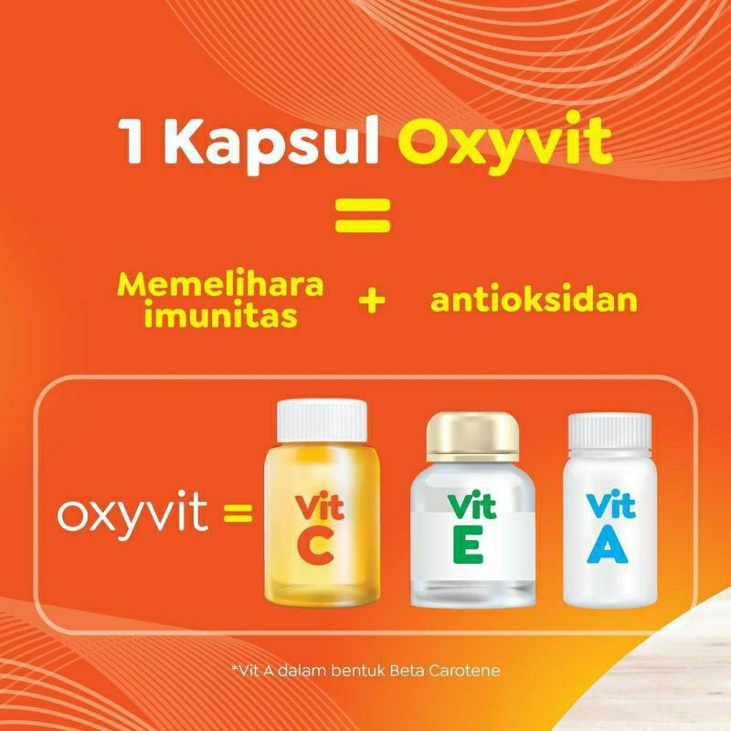 Jual Oxyvit Vitamin C Plus Vitamin E dan Vitamin A BOX 30 Kapsul | Daya ...