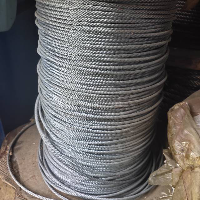 Jual Kabel seling 4mm / wire rope galvanis | Shopee Indonesia