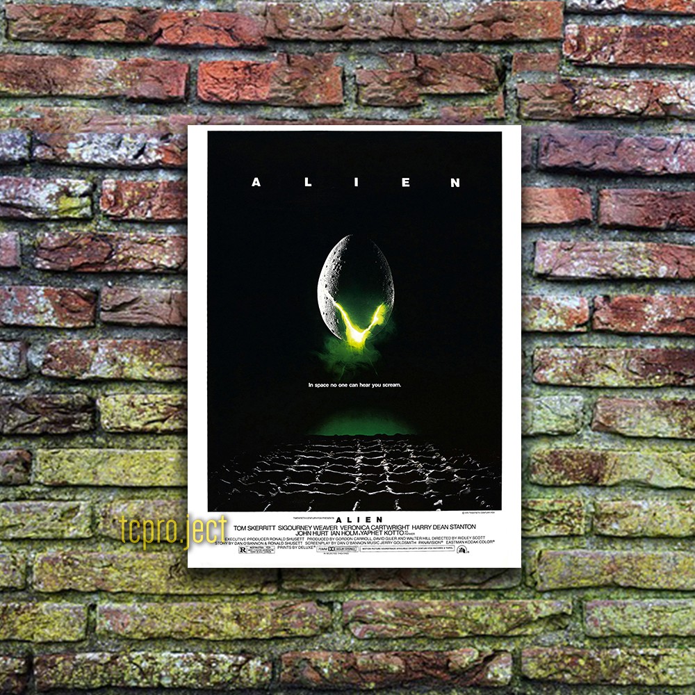 Jual ALIEN 1979 FILM FILM POSTER - HIASAN DINDING POSTER KAYU | Shopee ...