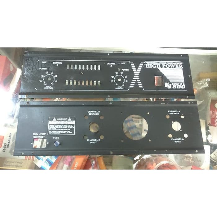 Jual PANEL BOX AMPLIFIER TEBAL KJ800 Depan Belakang | Shopee Indonesia