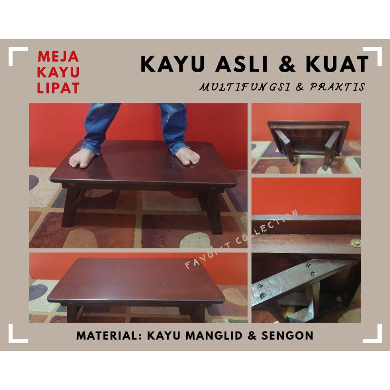 Jual Meja Lipat Kayu (Asli&Kuat) | Shopee Indonesia